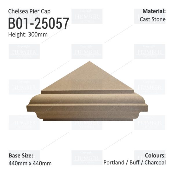 Chelsea Pier Caps – Humber Cast Stone