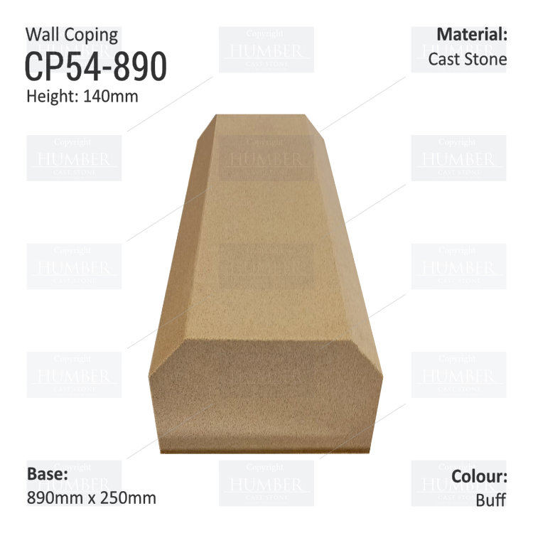 Chamfered Coping – Humber Cast Stone