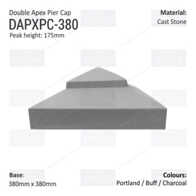 Double Apex Pier Caps – Humber Cast Stone