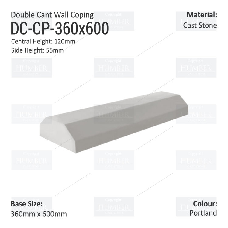 Chamfered Coping – Humber Cast Stone