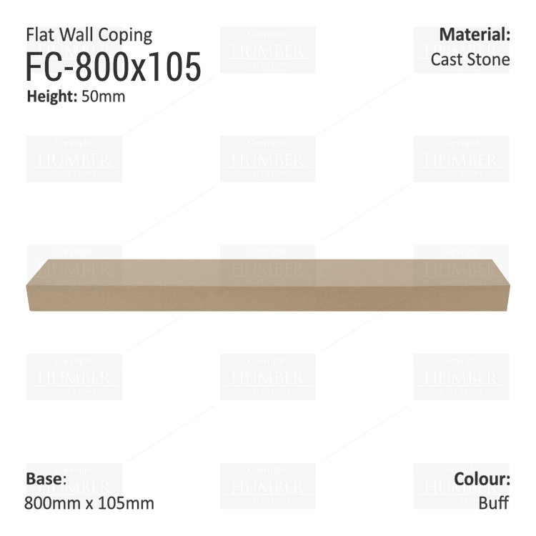 Flat Coping – Humber Cast Stone