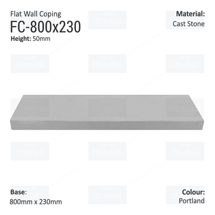 Flat Coping – Humber Cast Stone