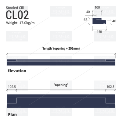 STOOLED WINDOWS CILLS CL02 – Humber Cast Stone
