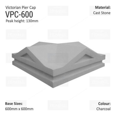 Victorian Pier Cap 600mm x 600mm – Humber Cast Stone