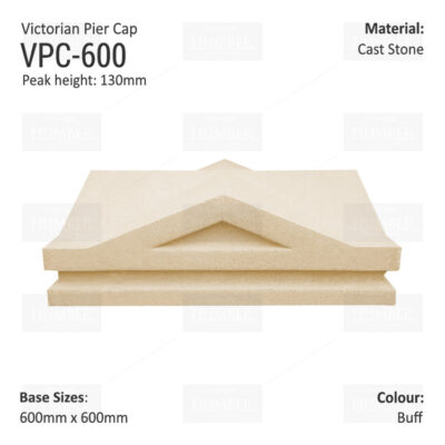 Victorian Pier Cap 600mm x 600mm – Humber Cast Stone