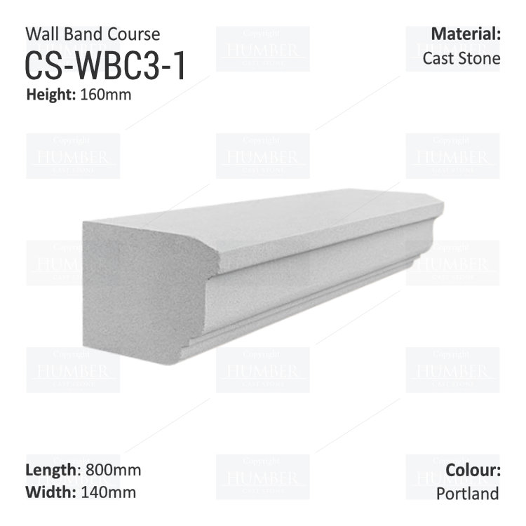 Wall Band Course CS-WSC1 – Humber Cast Stone