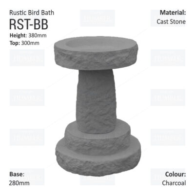 Rustic Birdbath – Humber Cast Stone