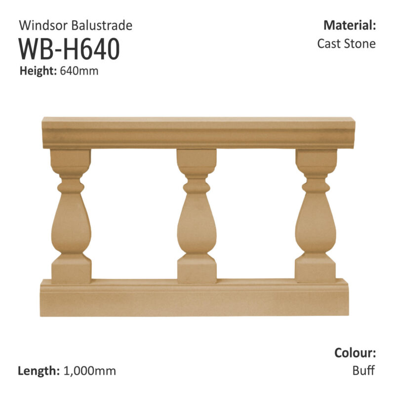 Balustrade Windsor – Humber Cast Stone